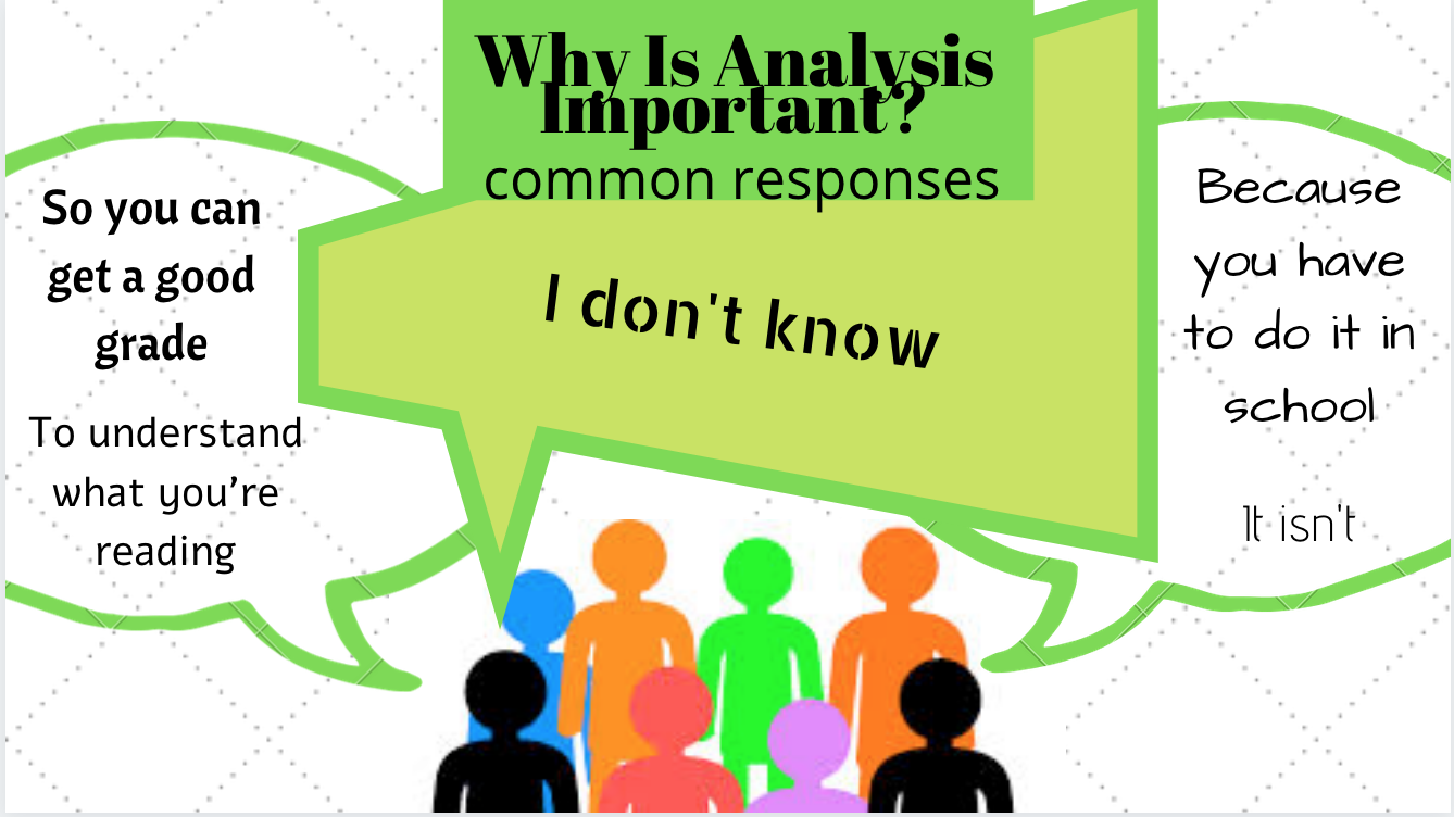 A Close Look at Why We Teach Analysis – Wonder Twin Workshop
